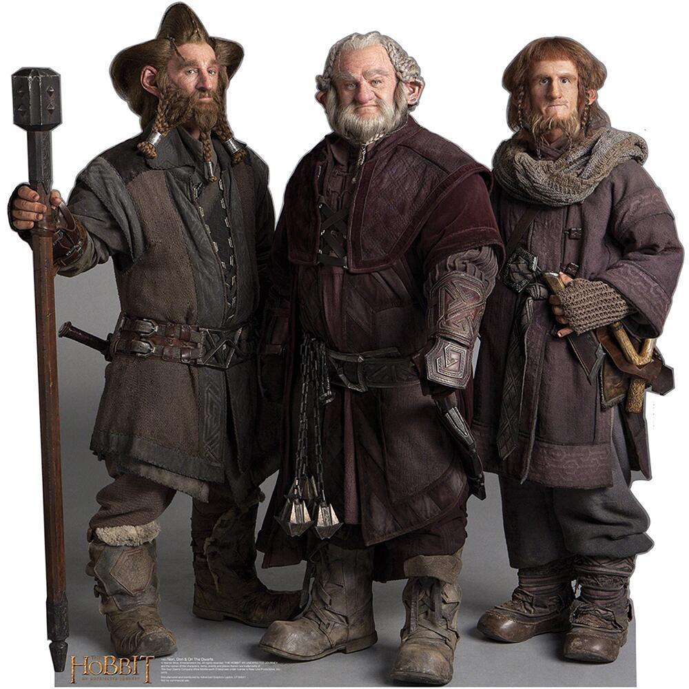 The Hobbit: An Unexpected Journey Nori, Dori, Ori The Dwarfs Standee ...